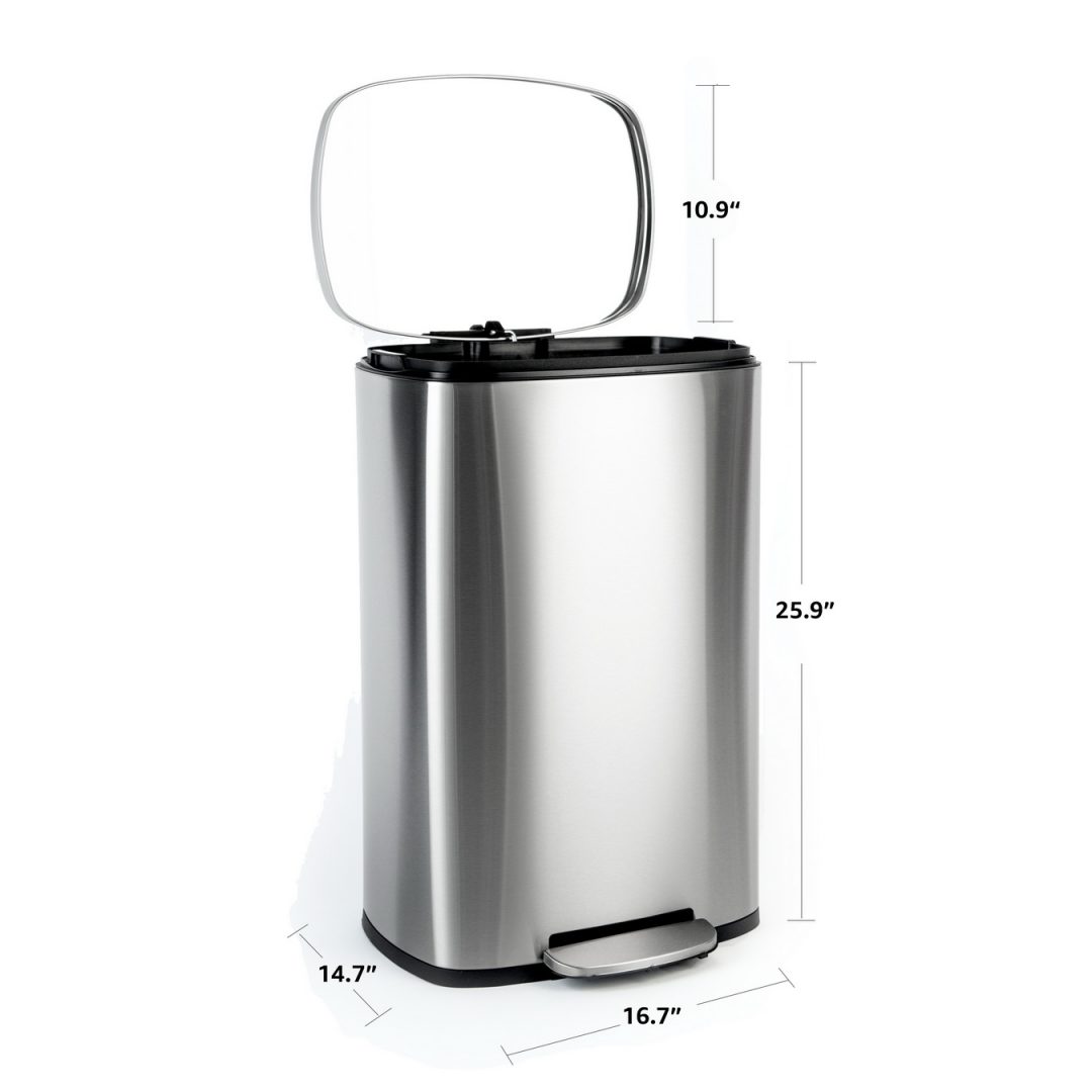 Rectangle Soft-close Trash Can-3L,5L,12L,20L,30L,50L | Swanlord | Your ...