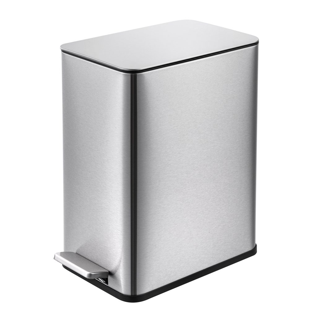Rectangular Stainless Steel Step Pedal Trash Can 10L | Swanlord | Your ...