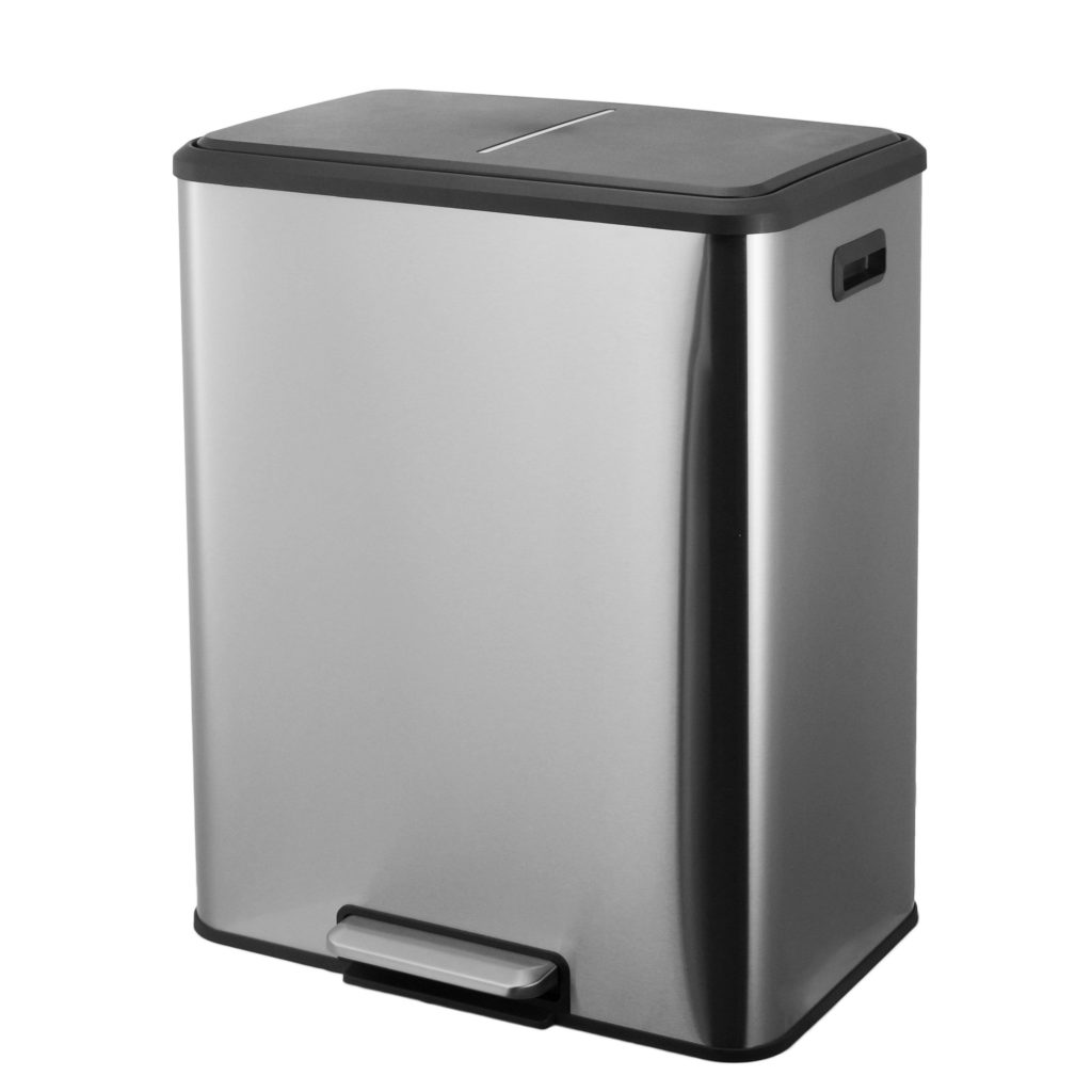 Rectangle Recycle 60L (30+30L)soft-close Trash Can | Swanlord | Your ...